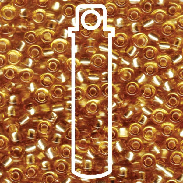 Seed Bead (MIYUKI 6/0) Round. (S/L LT GOLD) 20gm tube. – Mhai O' Mhai