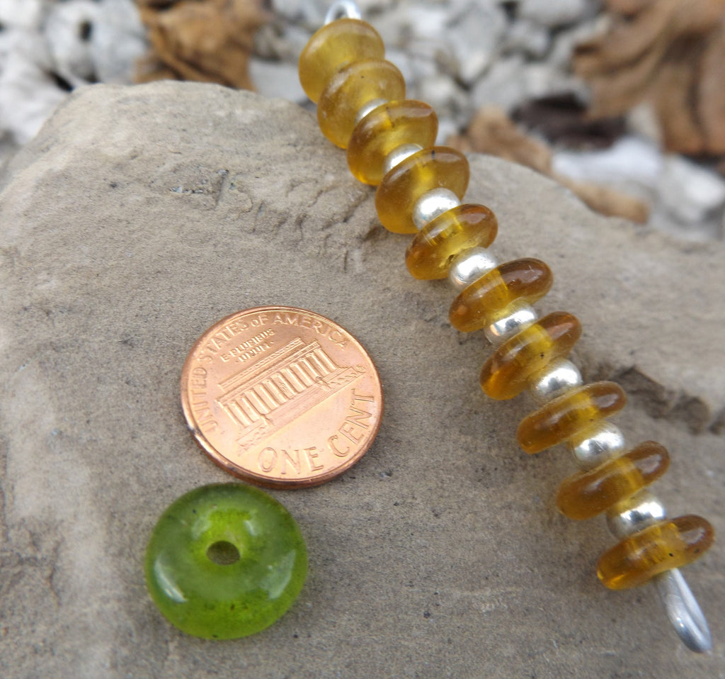 African Recycled Glass (Okata Beads) * Shades of Amber – Mhai O' Mhai