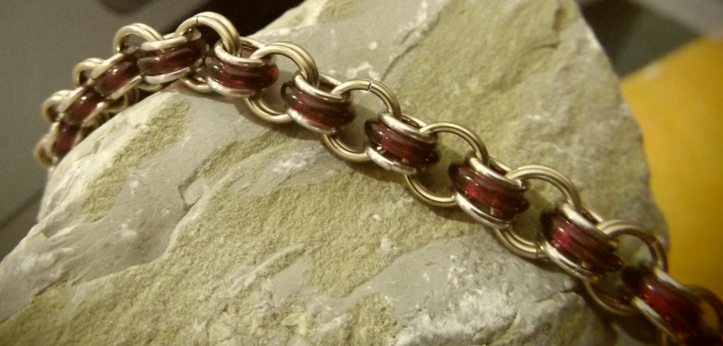 Bicycle Chain Bracelet *Complete Chainmaille Kit (Beginer Level) – Mhai ...